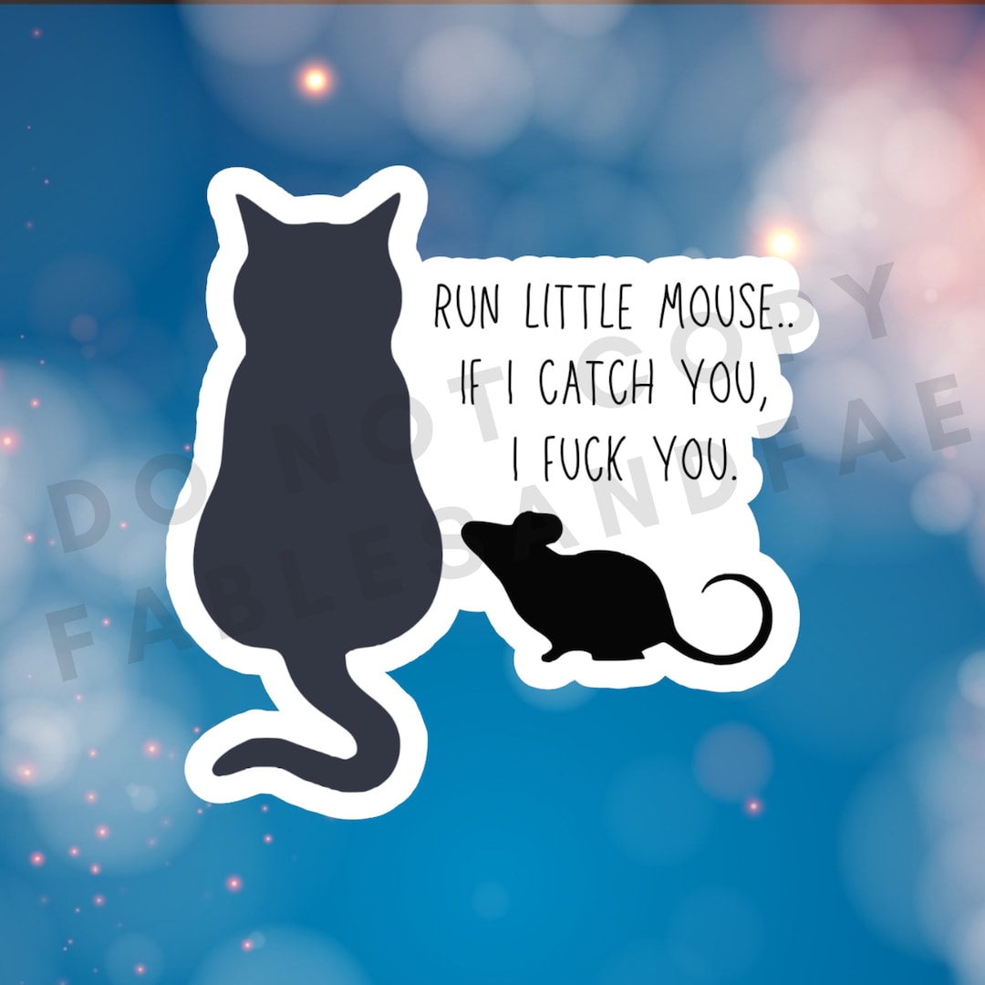 Run Little Mouse.. Haunting Adeline Water Resistant Sticker - Etsy