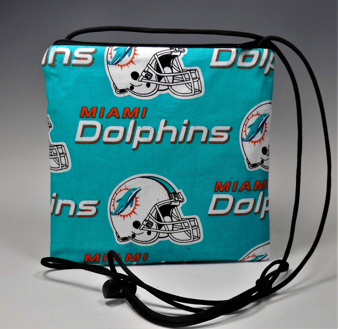 Miami Dolphins Football Caryn Crossbody Purse Made in USA - Etsy
