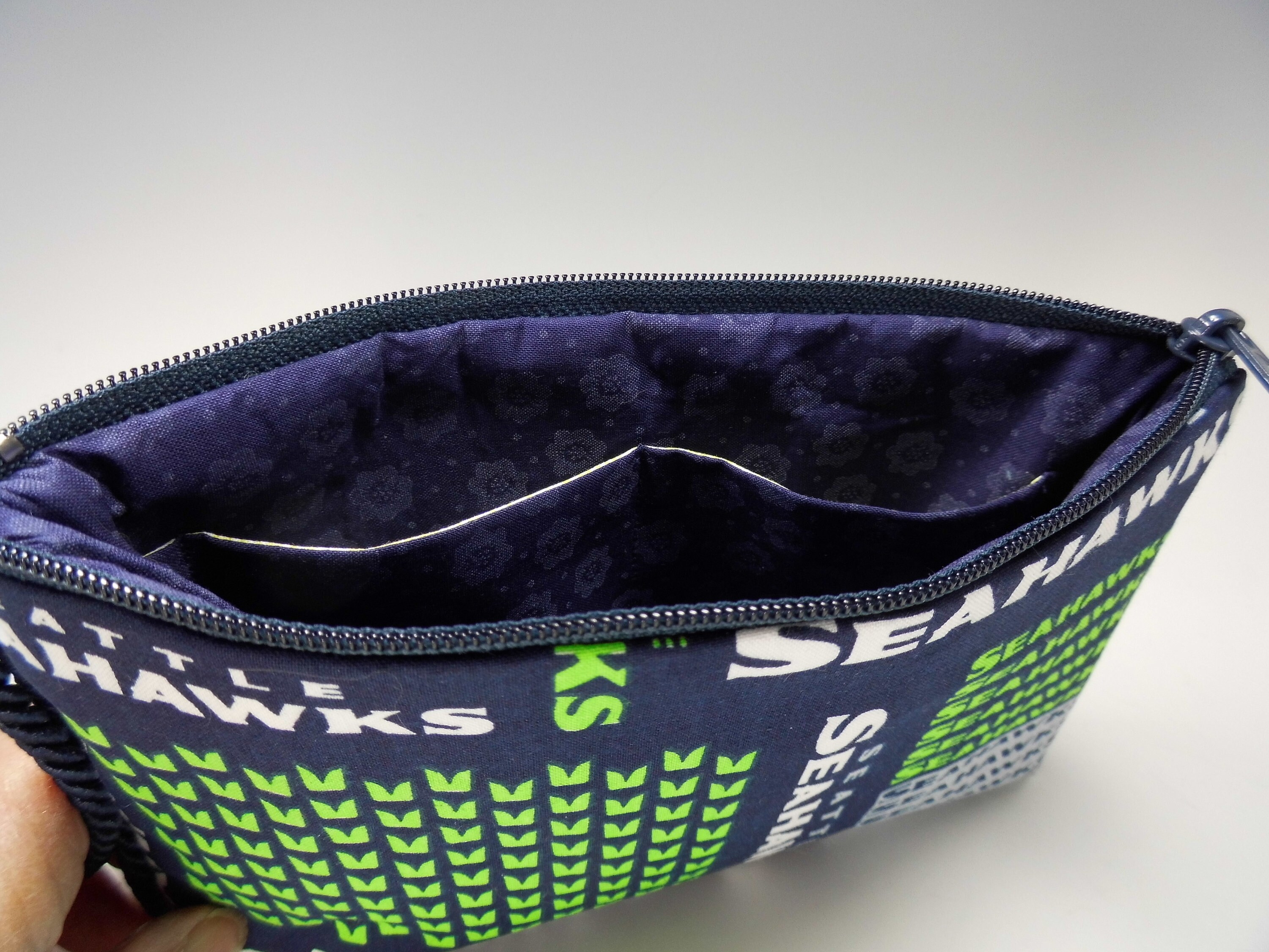 Seattle Seahawks Montego Wallet Wristlet Cosmetic Phone Pouch | Etsy