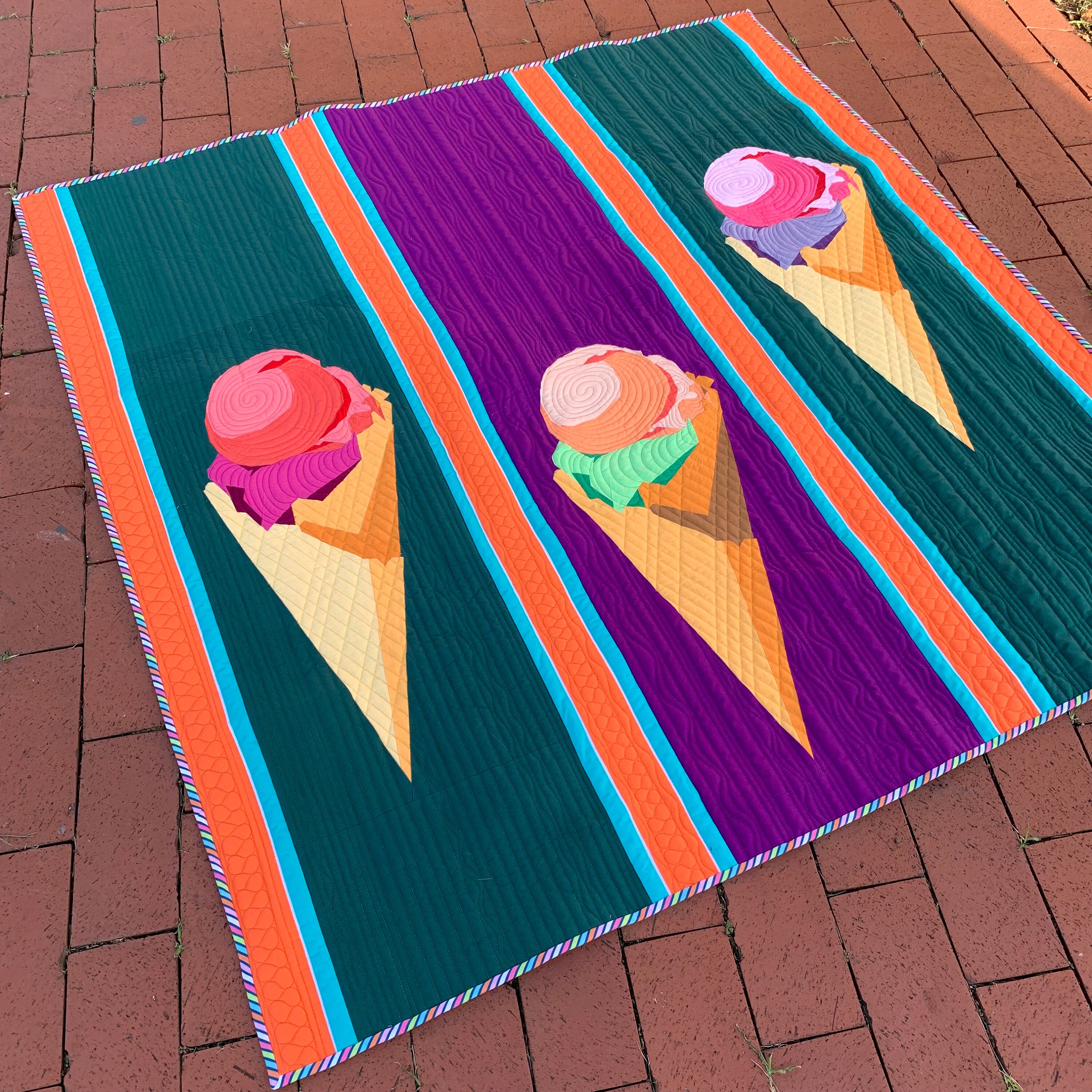 Ice Cream Cone Block Pattern - Etsy
