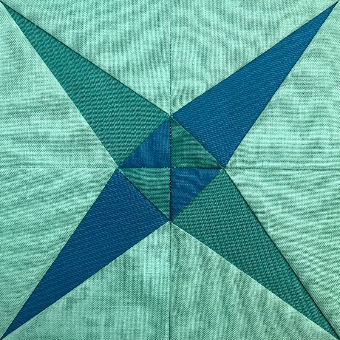 Block 2: Crossed Canoes, Block Pattern for Quilt Concert 2023 (digital ...