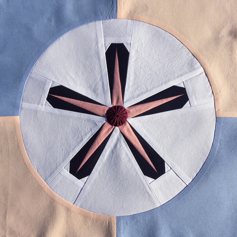 Sand Dollar Star Quilt Block Pattern - Etsy