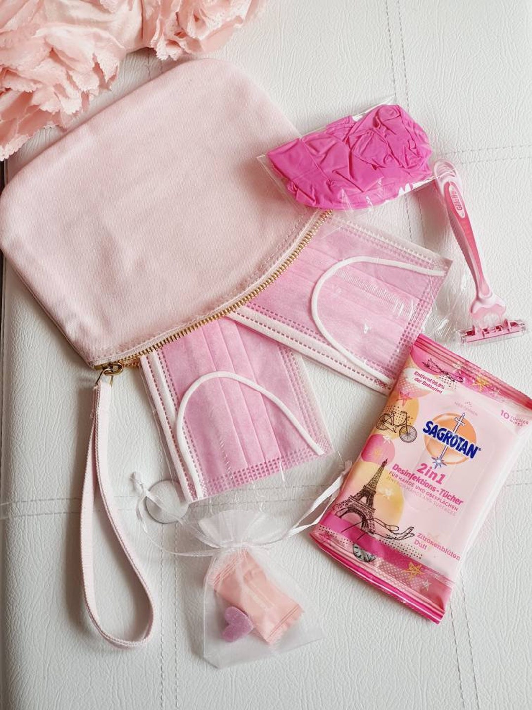 The Customizable Pink Safe Kit Stay Safe on Parties Travels and so Much ...