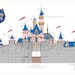 Walt Disney World Cinderella Castle Colored Blueprint - Etsy