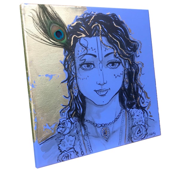 Acrylic Paintings Of Krishna