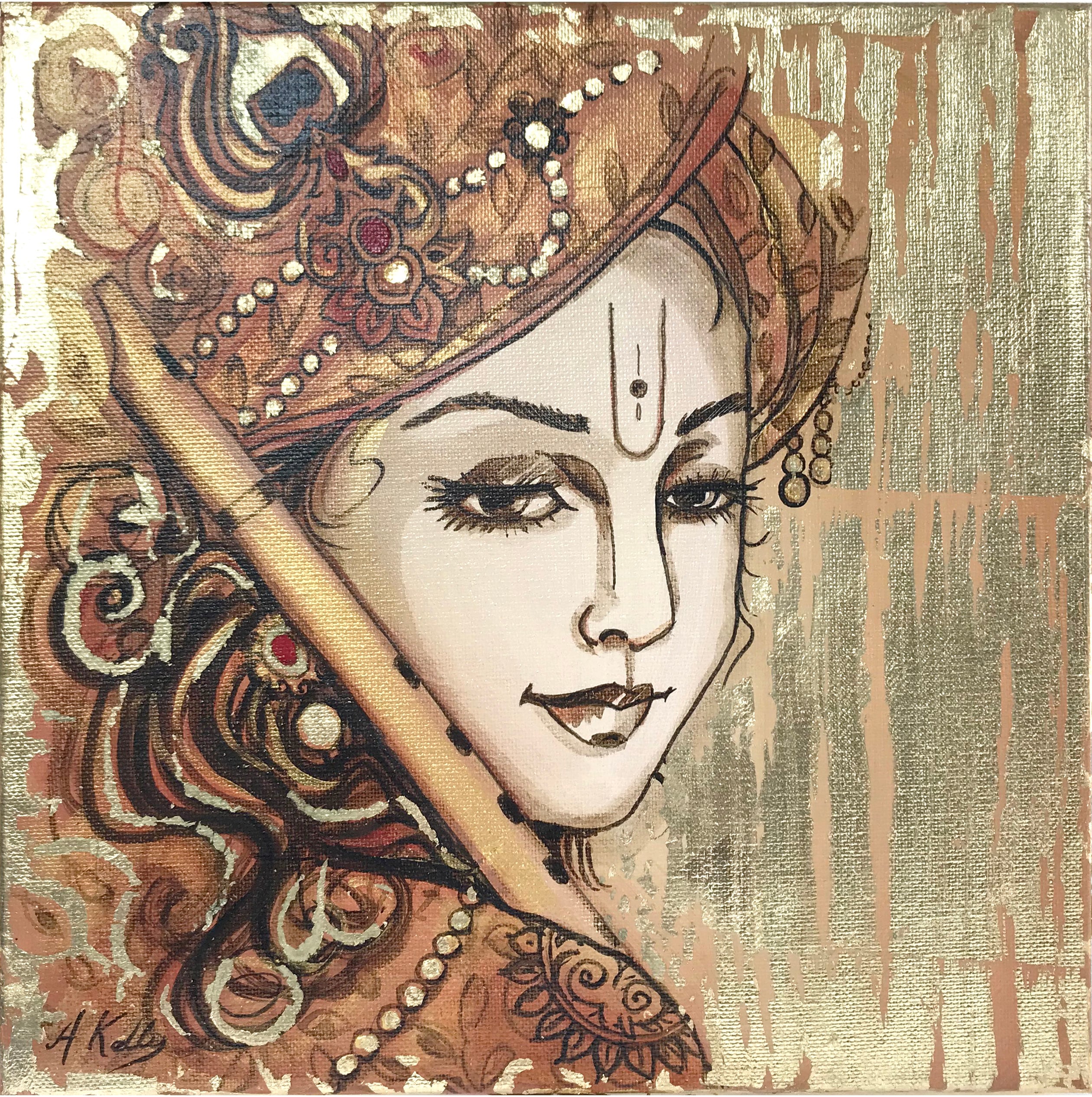 Krishna Acrylic Paintings