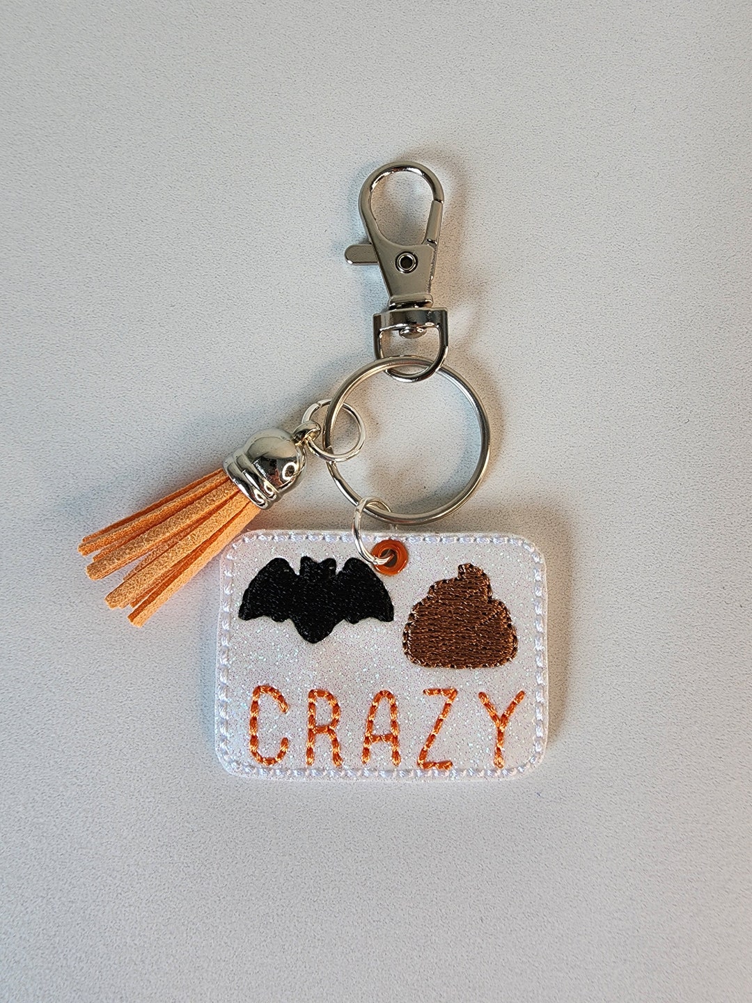 Bat Sht Crazy Keychain - Etsy