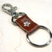 Mens Leather Keyrings, Mens Leather Keyring, Mens Leather Keychain ...