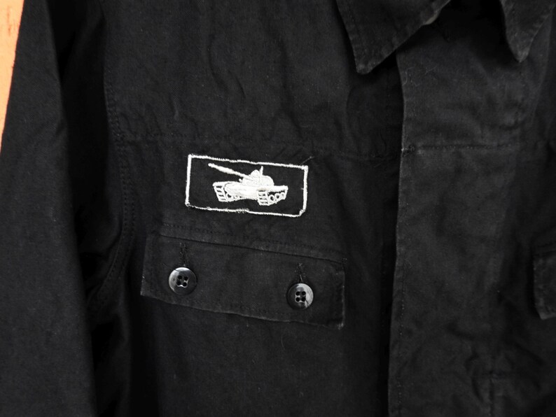 Vintage DDR Army Officer Tanker Jacket Black Military Tokarev Holster ...