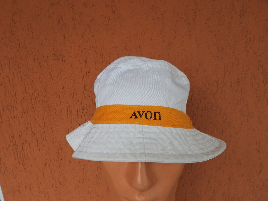 Vintage 80s AVON Womens Bucket Hat With Pocket (S) - Etsy