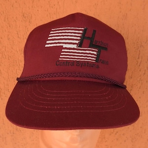 Vintage Harrison Trane Control Systems Rope Hat Snapback Cap Cabot ...