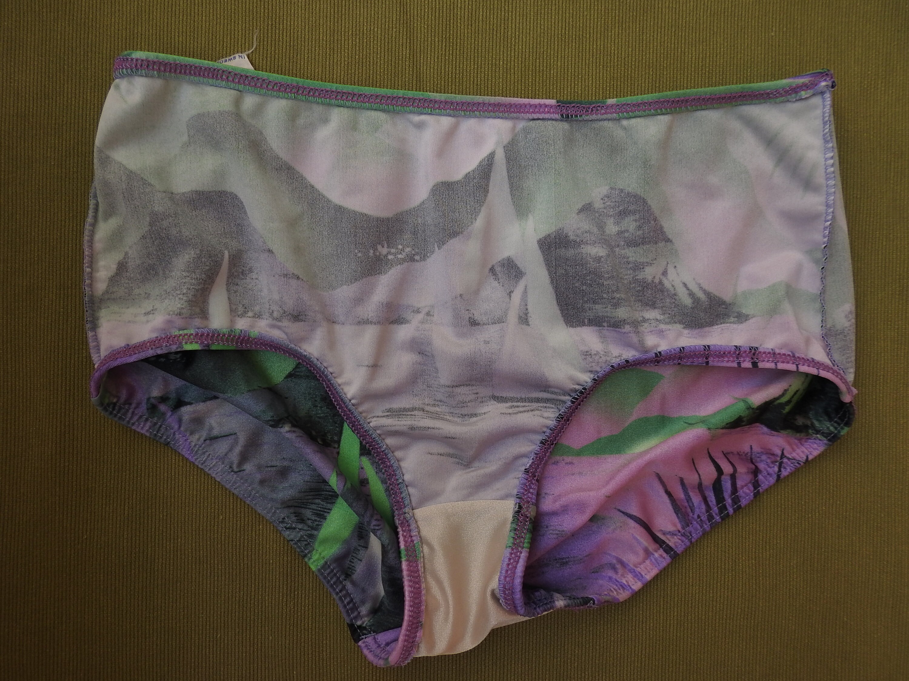 Vintage 80s Swedish Womens Beach Bikini Bottoms Swim Briefs Trunks ...
