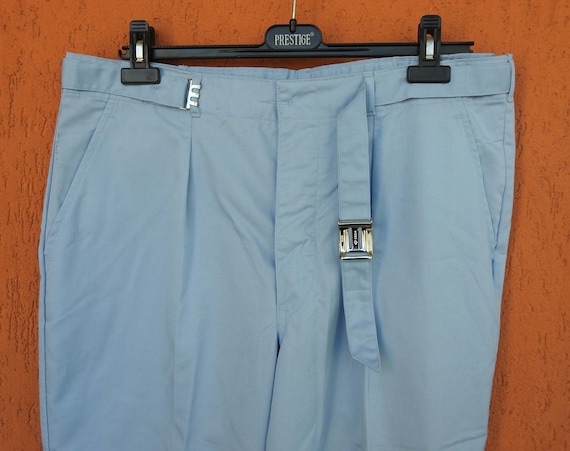 1980 Bundeswehr West German Army Lightweight Blue Pan… - Gem