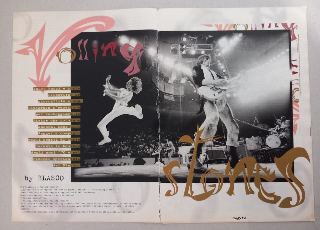Rolling Stones Mick Jagger 1995 MAX Magazine Photos Article 11 Pages ...