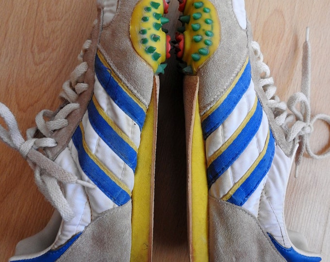 1970s Vintage Adidas Spikes Athletic Track & Field Running Cycling ...
