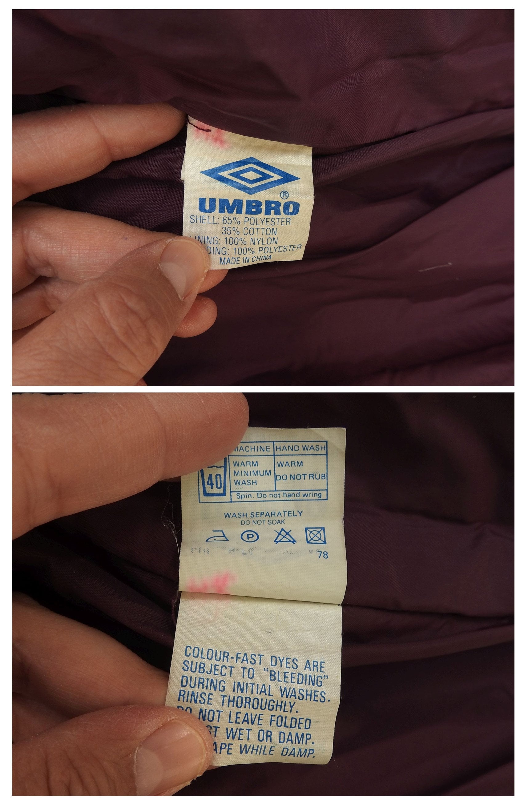 Vintage Umbro 90s Football Manager Coat Jacket Size L Full Length ...