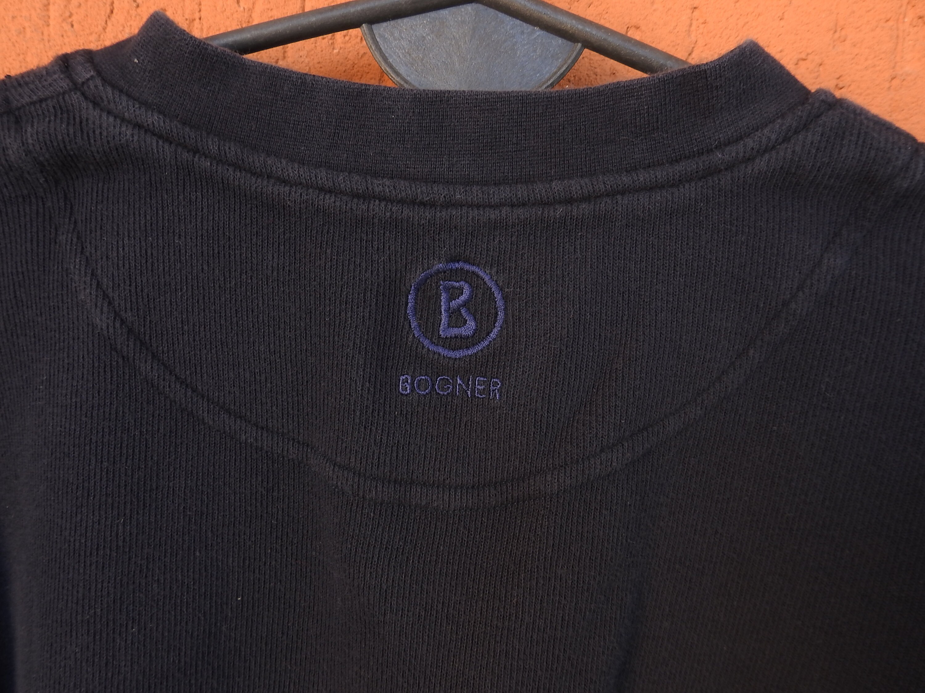 Vintage Bogner Lufthansa Sweatshirt Men Navy Blue First Class V-neck ...