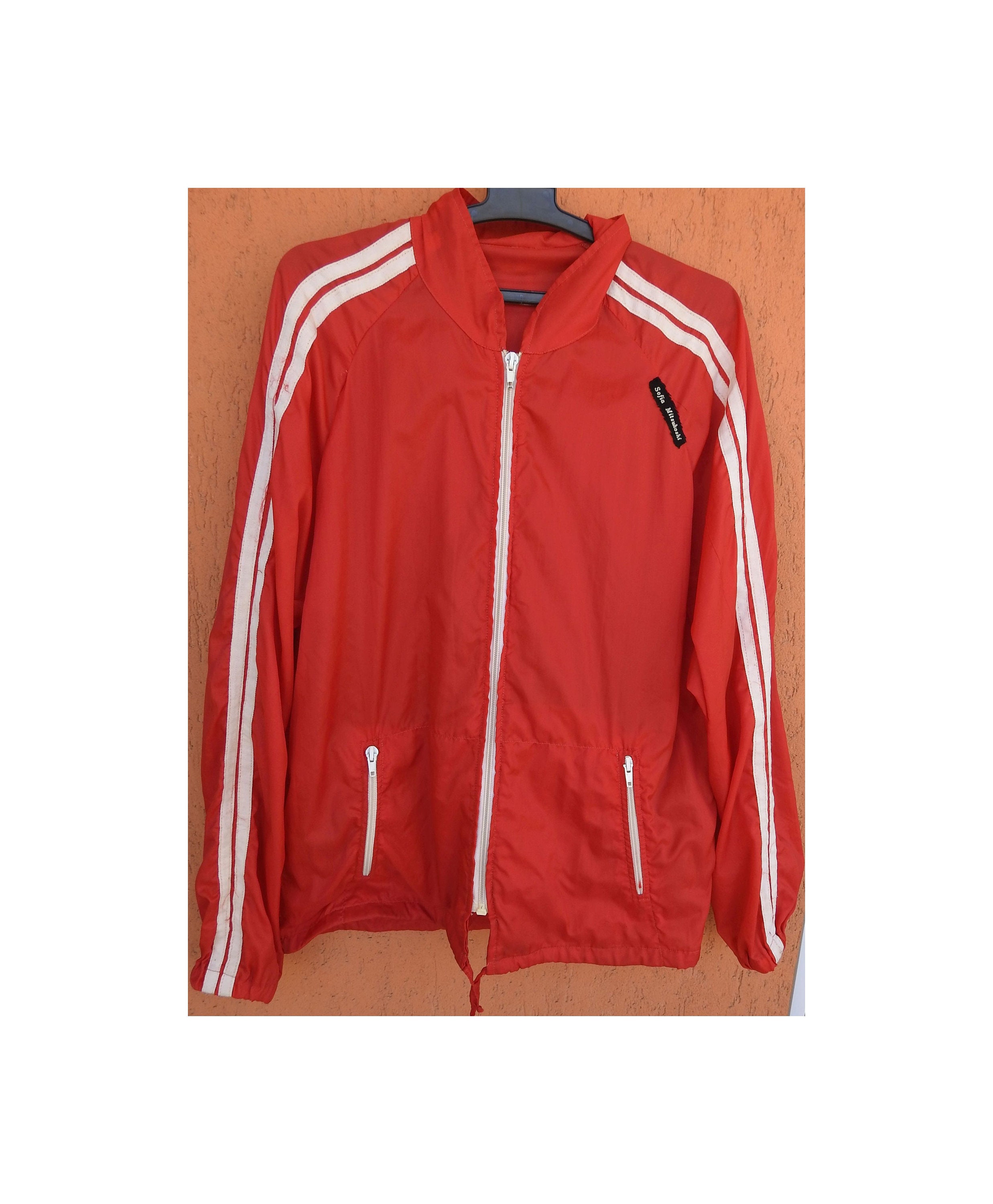 1980s Vintage Sofia Mitsukoshi Japan Training Rain Jacket 1980s Vintage Sofia Mitsukoshi Japan Training Rain Jacket