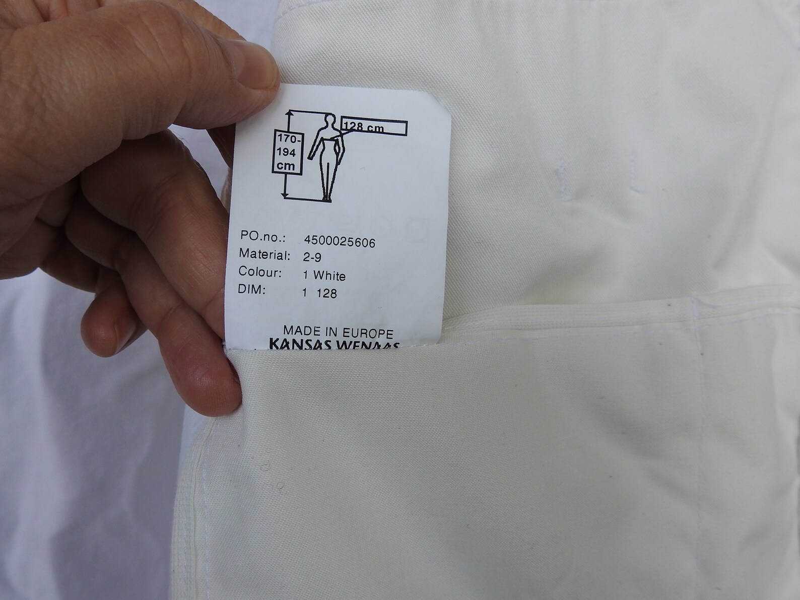 Vintage Oversized White Work Jacket Kansas Workwear Trucker Denim 2XL ...