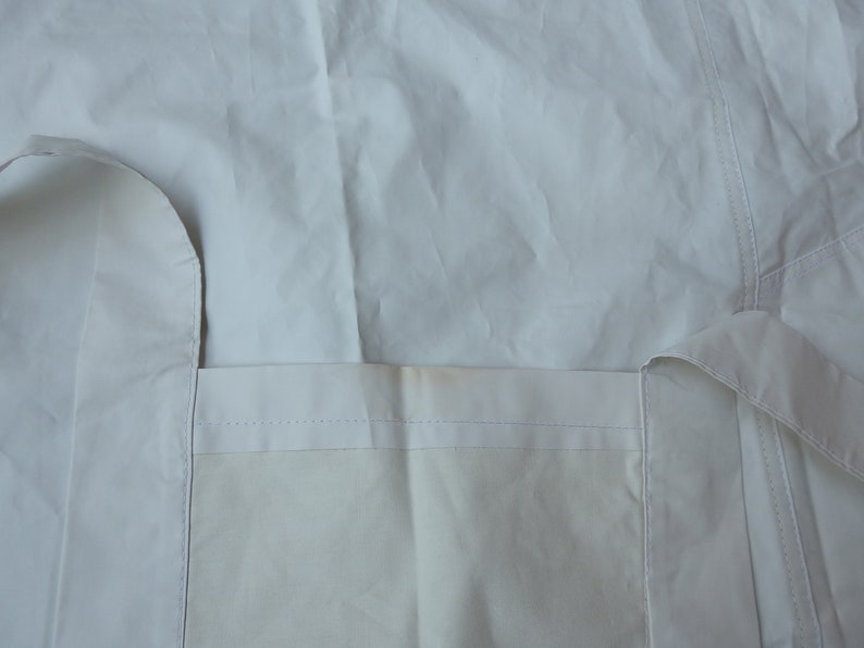 1965 Bundeswehr Apron West German Army WESS OFFENBACH Rubberized White ...