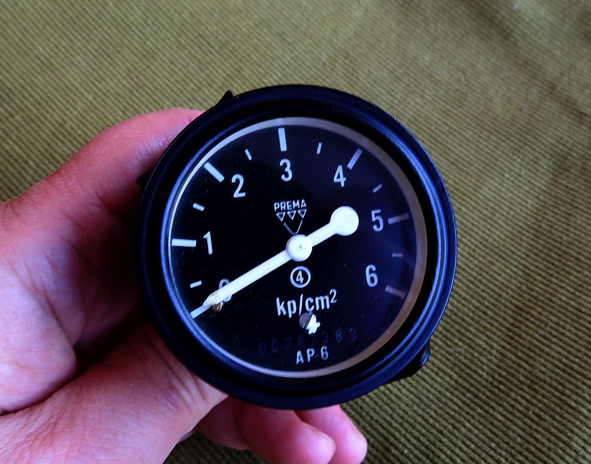 Prema Vintage Cockpit Manometer Instrument Meter Gauge 0-6 Kp/cm2 ...