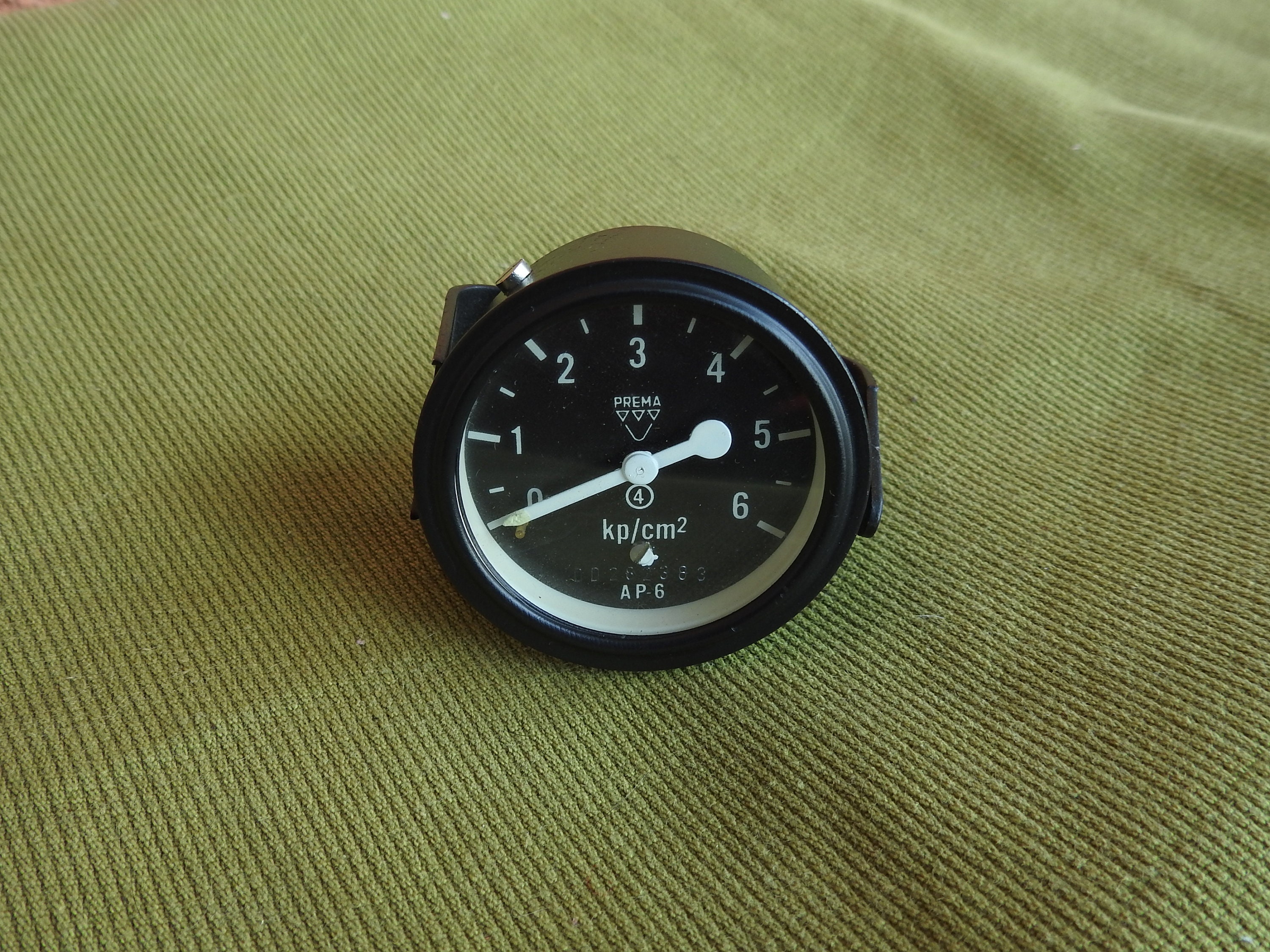 Prema Vintage Cockpit Manometer Instrument Meter Gauge 0-6 Kp/cm2 ...