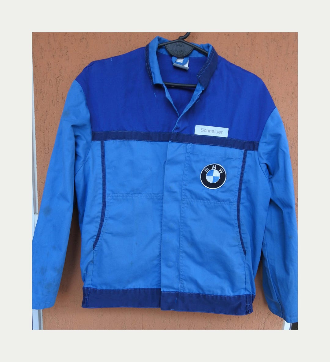 BMW Factory Work Jacket Worker Chore Coat Workshop Car Mechanic Garage ...