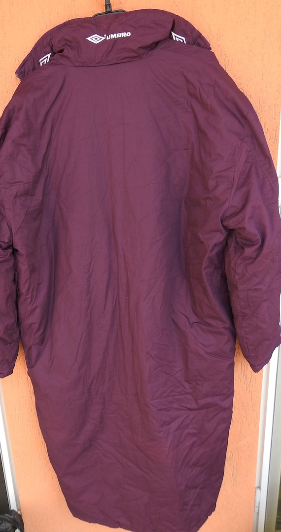 Vintage Umbro 90s Football Manager Coat Jacket Size L… - Gem
