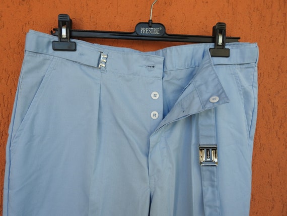1980 Bundeswehr West German Army Lightweight Blue Pan… - Gem