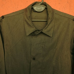 DDR Army Field Shirt Jacket Cotton East Germany Military Vintage ...