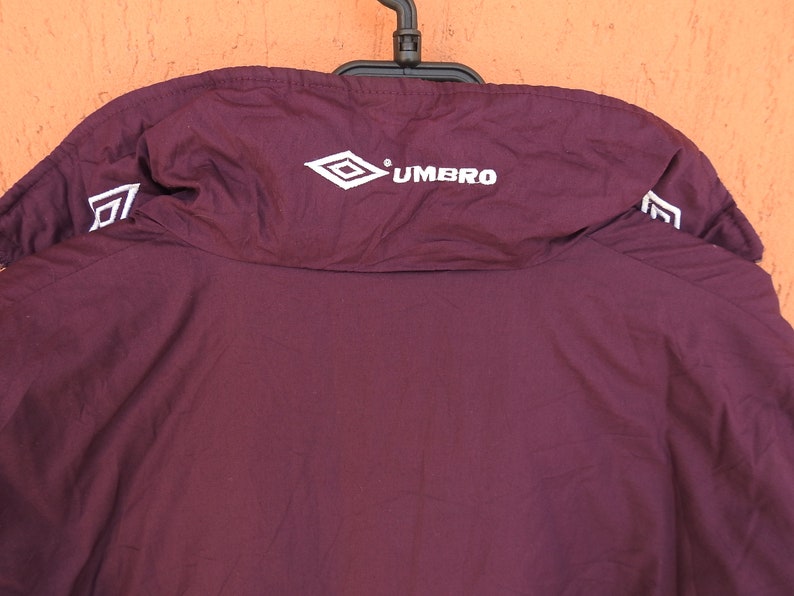 Vintage Umbro 90s Football Manager Coat Jacket Size L Full Length ...