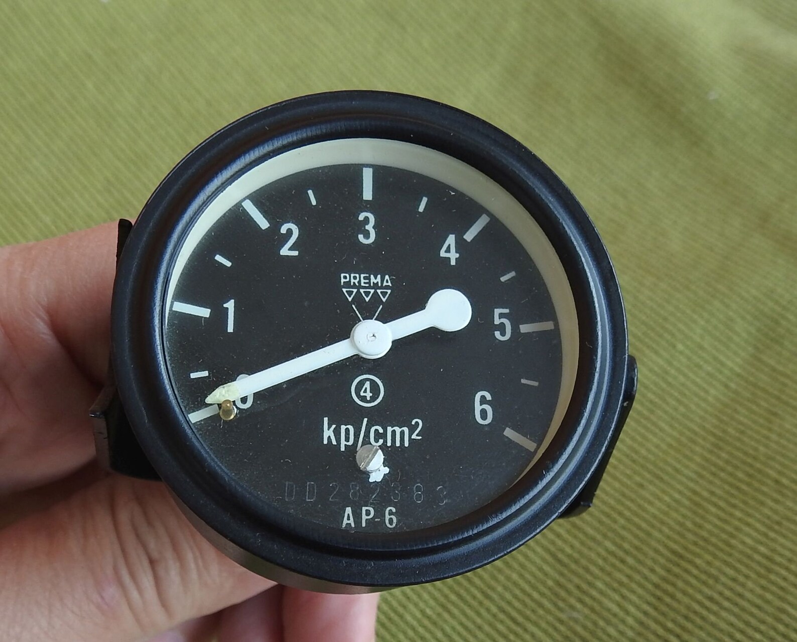 Prema Vintage Cockpit Manometer Instrument Meter Gauge 0-6 Kp/cm2 ...