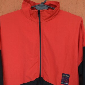 Vintage 80s KWON Windbreaker Nylon Track Jacket West Germany Taekwondo ...