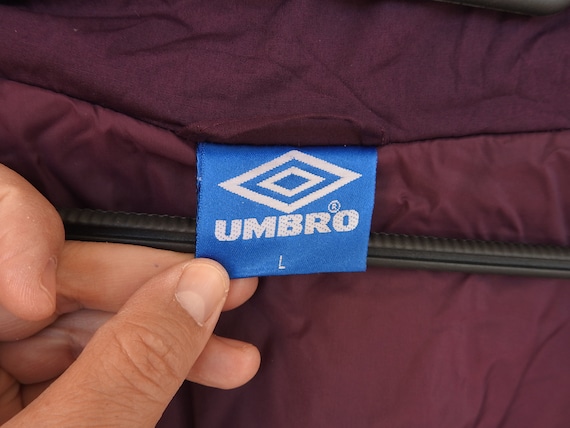 Vintage Umbro 90s Football Manager Coat Jacket Size L… - Gem