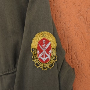 DDR Gesellschaft Fur Sport Und Technik Paramilitary Field Jacket Cotton GDR Green (S) - Etsy