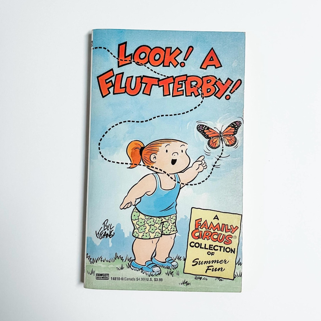 1970's Family Circus Look A Flutterby Paperback by Bil Keane - Etsy