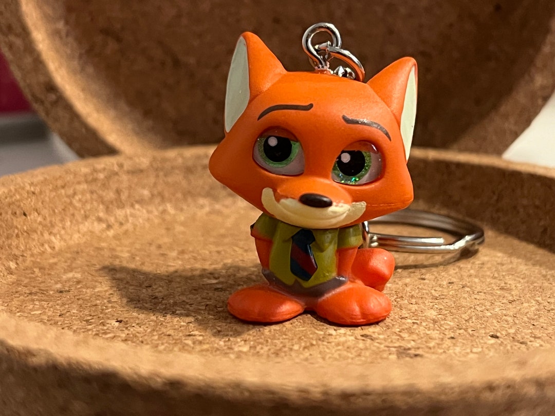 Nick Wilde Keychain - Etsy