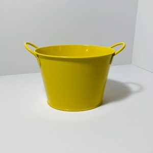 Charming Oval Pail With Handles for Your Home Decor or Office Space ...