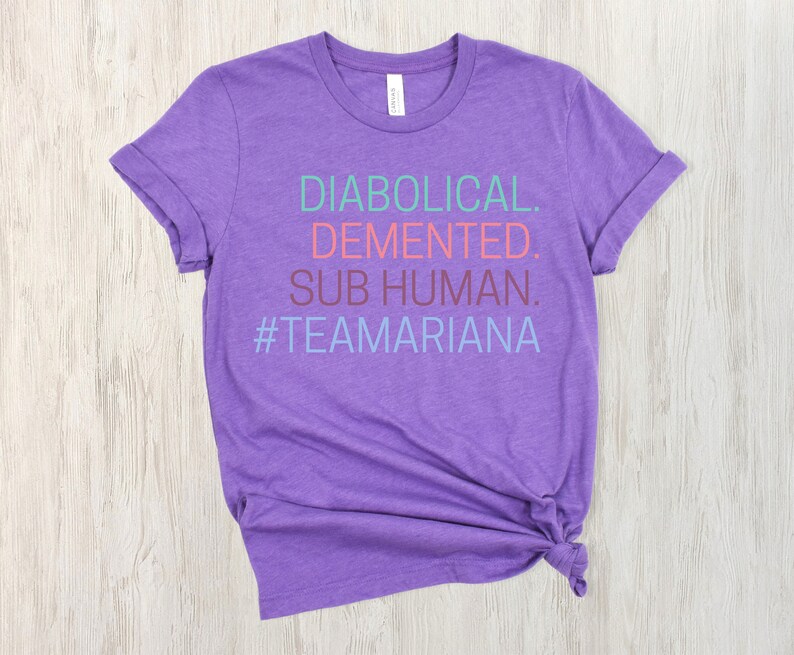 Diabolical Demented Sub Human Team Ariana Vanderpump Rules - Etsy