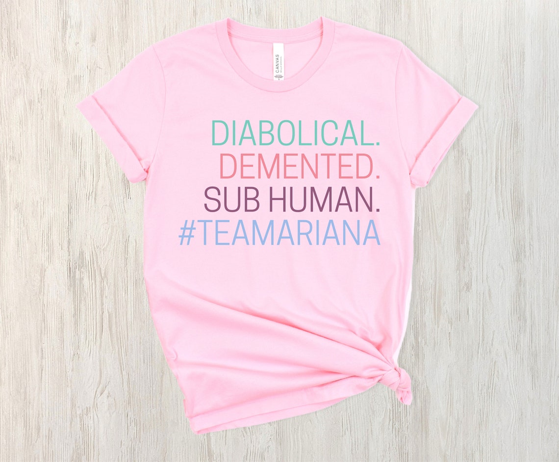 Diabolical Demented Sub Human Team Ariana Vanderpump Rules - Etsy