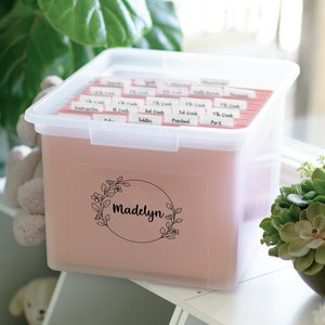 Milestone Tote - Labels - Milestone Tote Labels - Vinyl Name Decal ...