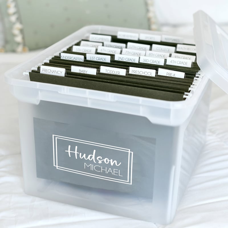 Memory Box Diy Sticker - Etsy