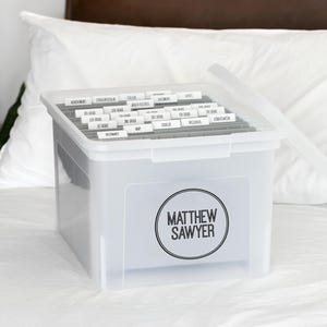 Personalized Kids Memory File Box: School Milestone Keepsake - Etsy