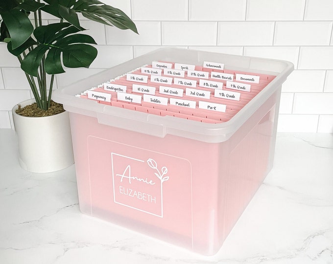 Files Folders ONLY for Kids School Memorabilia Organizer School File ...