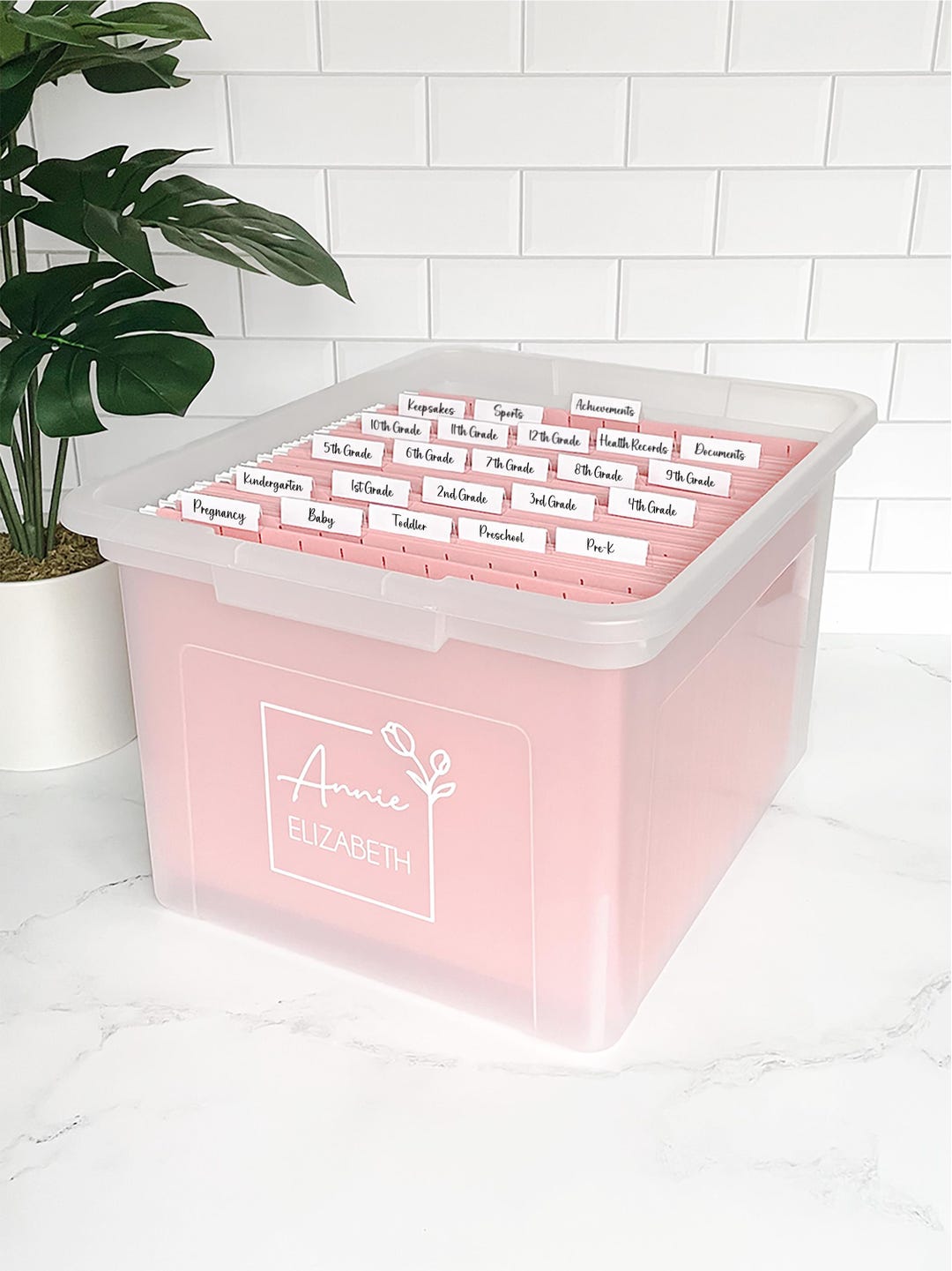 Personalized Kids Memory File Box: School Milestone Keepsake - Etsy