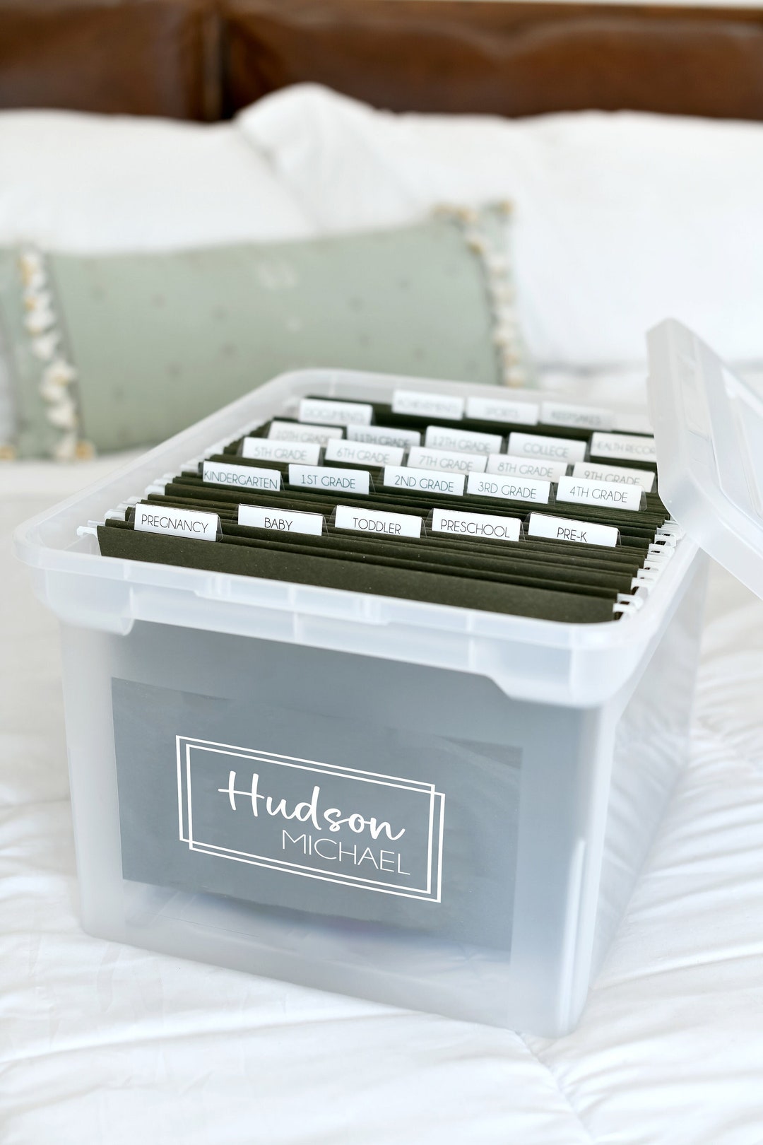 Baby Milestone Box Labels: DIY Memory Keepsake Stickers & Decal - Etsy