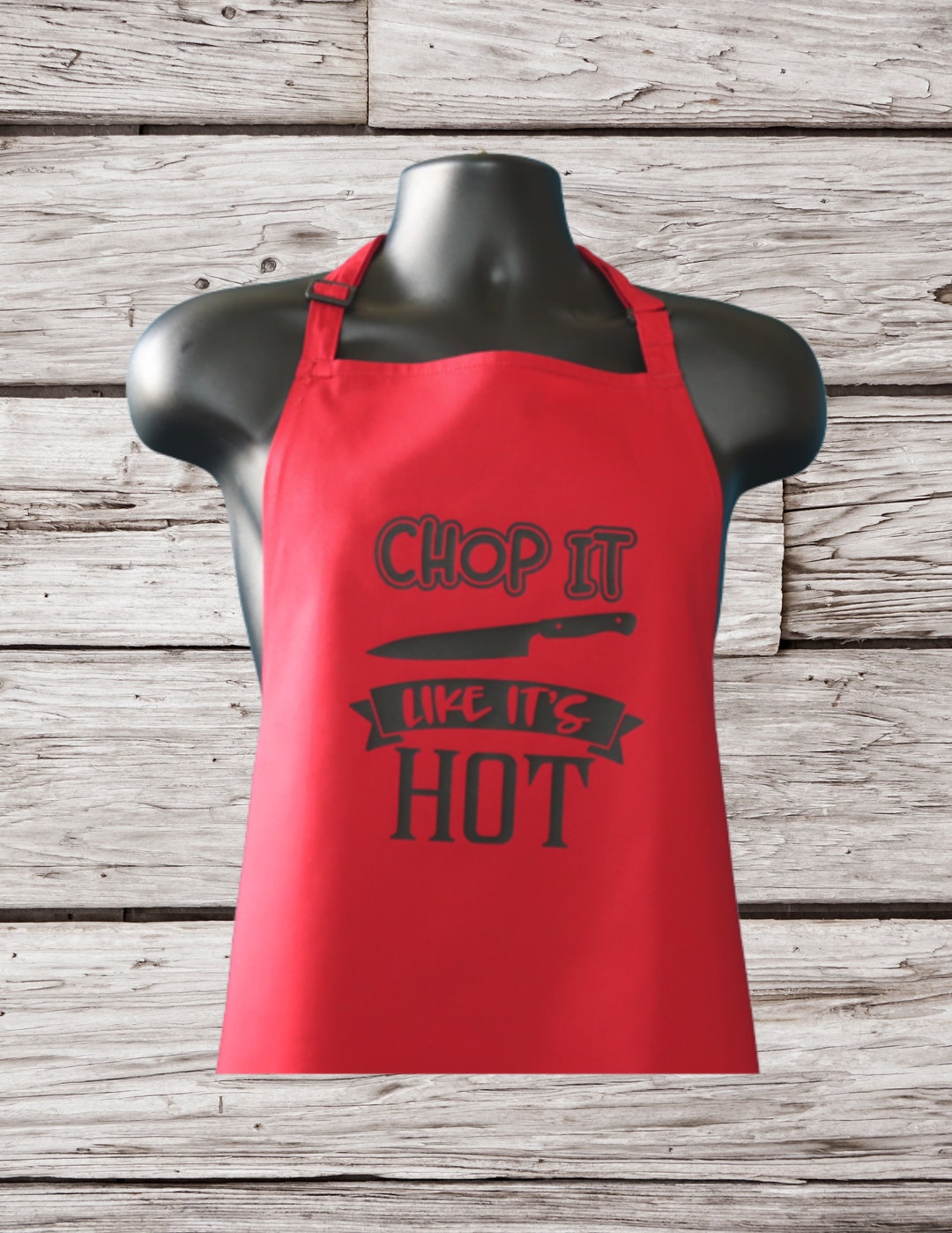Chop It Like It's Hot - Kitchen Apron - Etsy