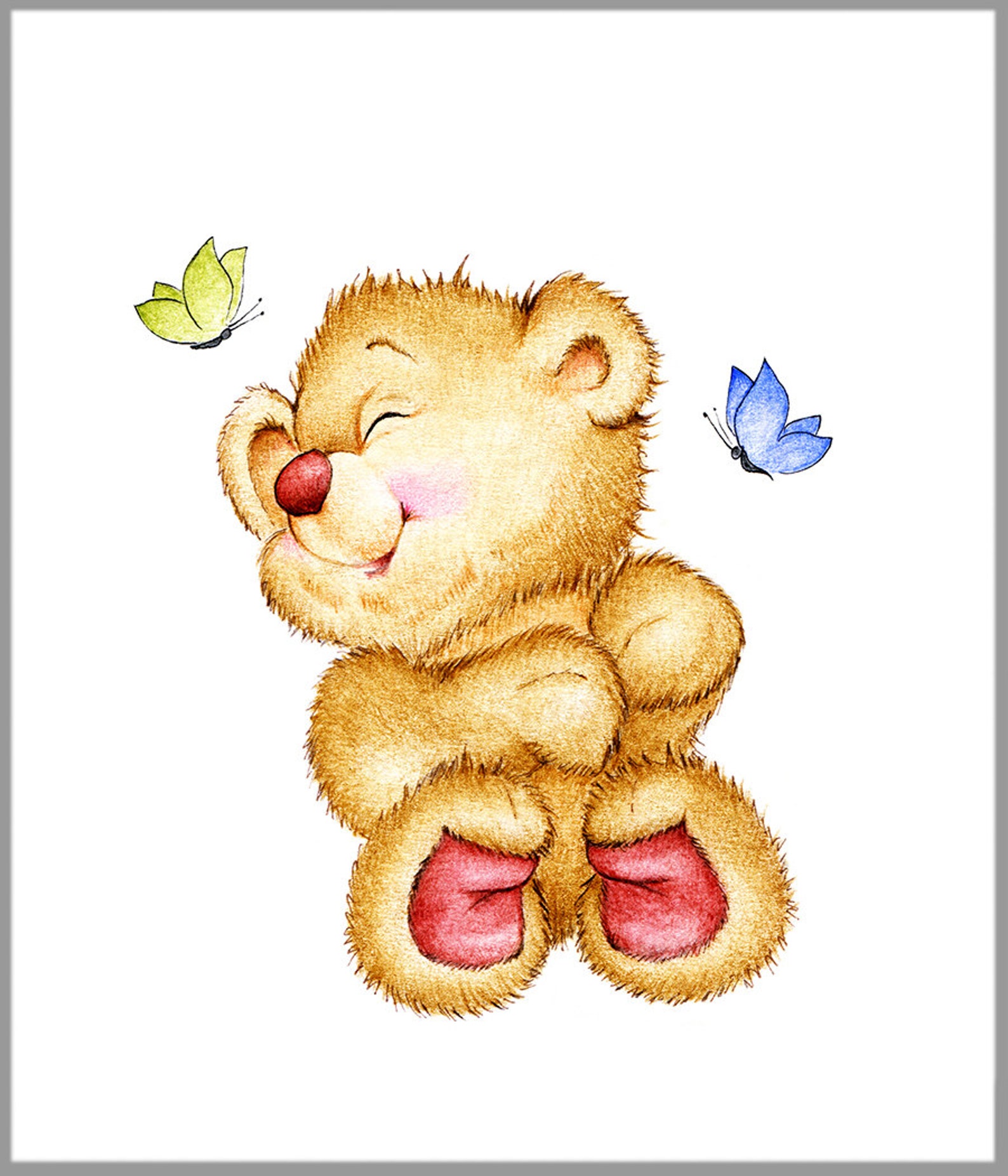 Teddy Bear Nursery Art Print, Children Wall Decor, Kids Wall Art, Baby ... Teddy Bear Nursery Art Print, Children Wall Decor, Kids Wall Art, Baby ...