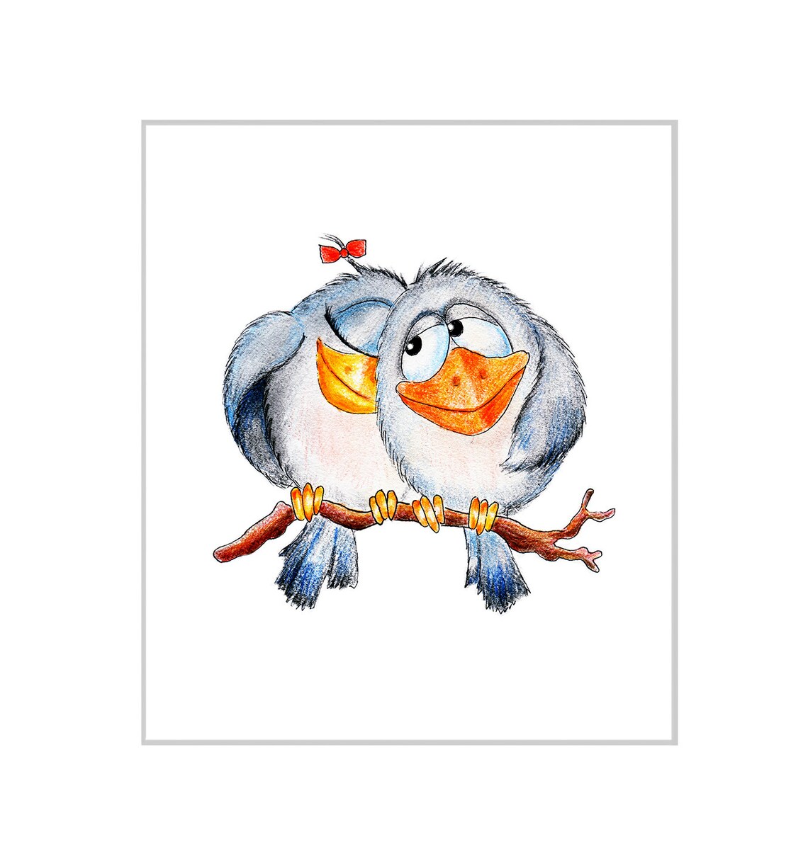 Valentines Gift, Love Birds, Digital Downloads, Valentine's Prints ...