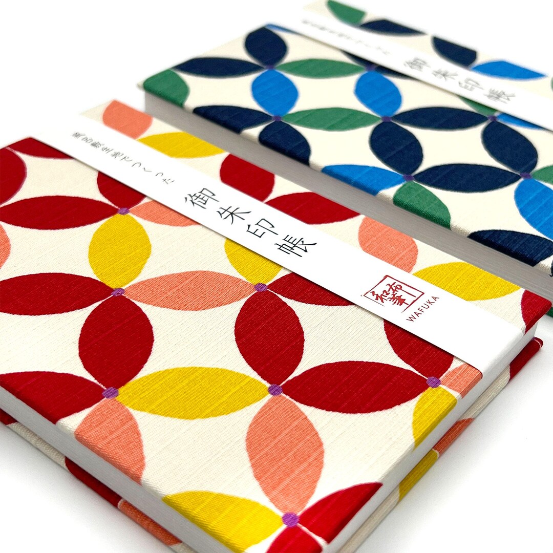 Japanese Goshuincho Stamp/note Book - Shippo (seven Treasures) Design ...